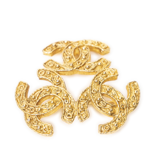 CHANEL | Jewelry | Chanel Triple Coco Brooch | Poshmark